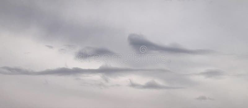 Irregular Stratus Clouds on a Rainy Day Stock Image - Image of ...