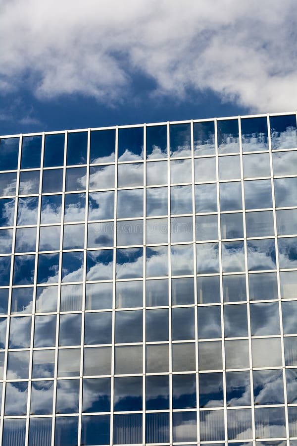 Clouds Reflected in Windows Stock Photo - Image of reflected, windows ...