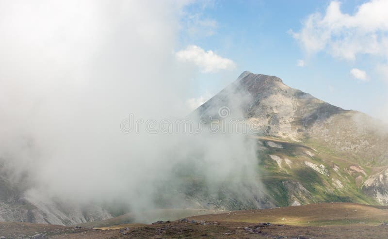 Original Clouds Rising in the Mountains Stock Image - Image of wild ...