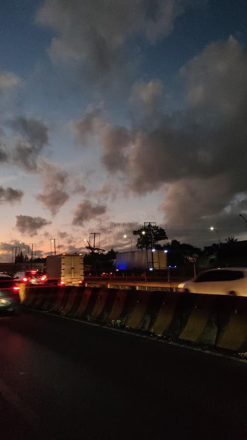 The Clouds and Road, so Calm and Make Feel Better Stock Photo - Image ...