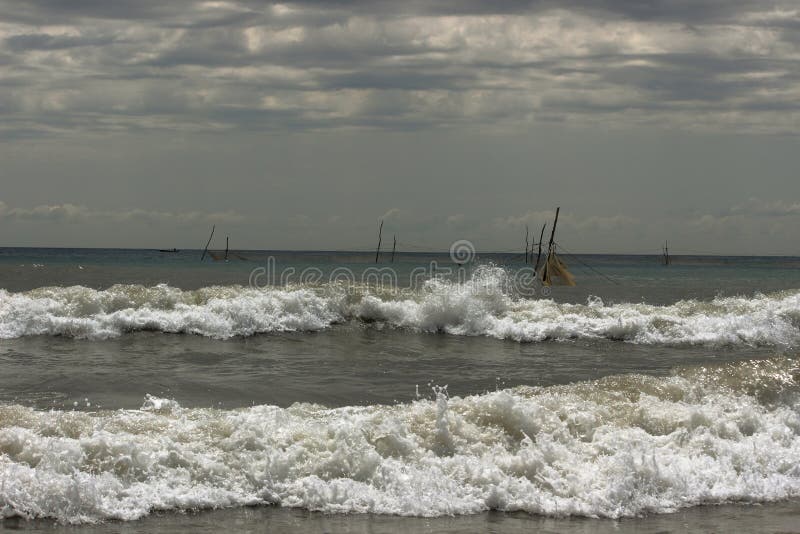 Clouds Running Above Other Clouds, Wave Above Wave Stock Image - Image ...