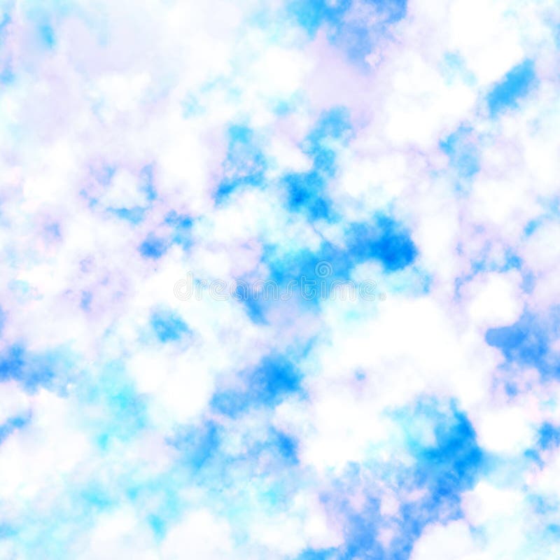 Clouds Seamless Pattern. Space Universe Repeat Bright Marble Abstract ...