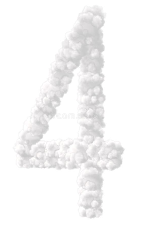 Clouds in Shape of Figure Four Stock Image - Image of nature ...