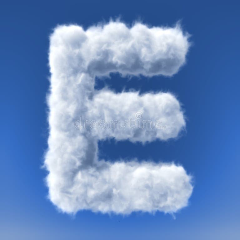 Clouds Shape Letter Stock Illustrations – 1,710 Clouds Shape Letter ...
