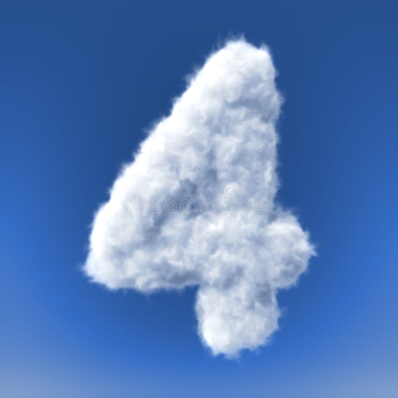 Cloud Numbers stock photo. Image of cumulus, white, digit - 15689428