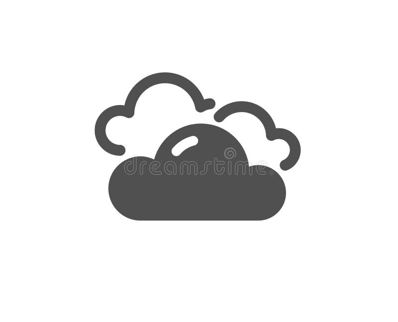 Cloudy Weather Icon. Clouds Sign. Sky. Vector Stock Vector ...