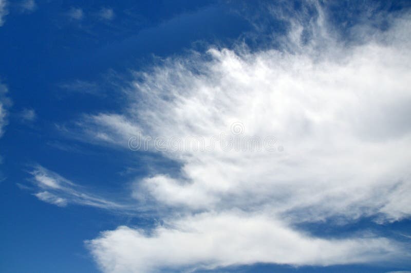 Clouds in the sky above stock image. Image of nature - 44572395