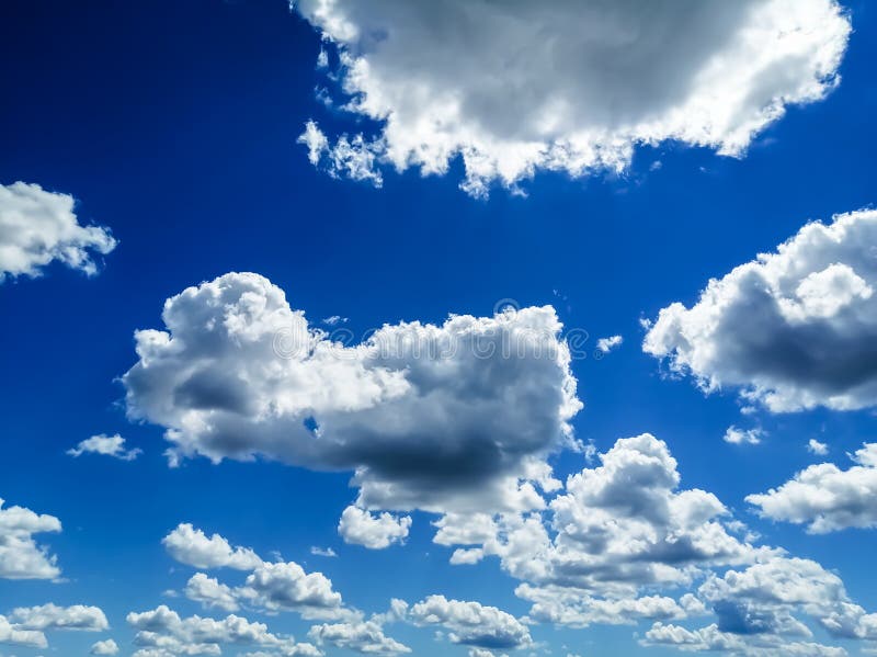 Beautiful Clouds in the Blue Sky. Clouds in the Sky. Stock Image ...