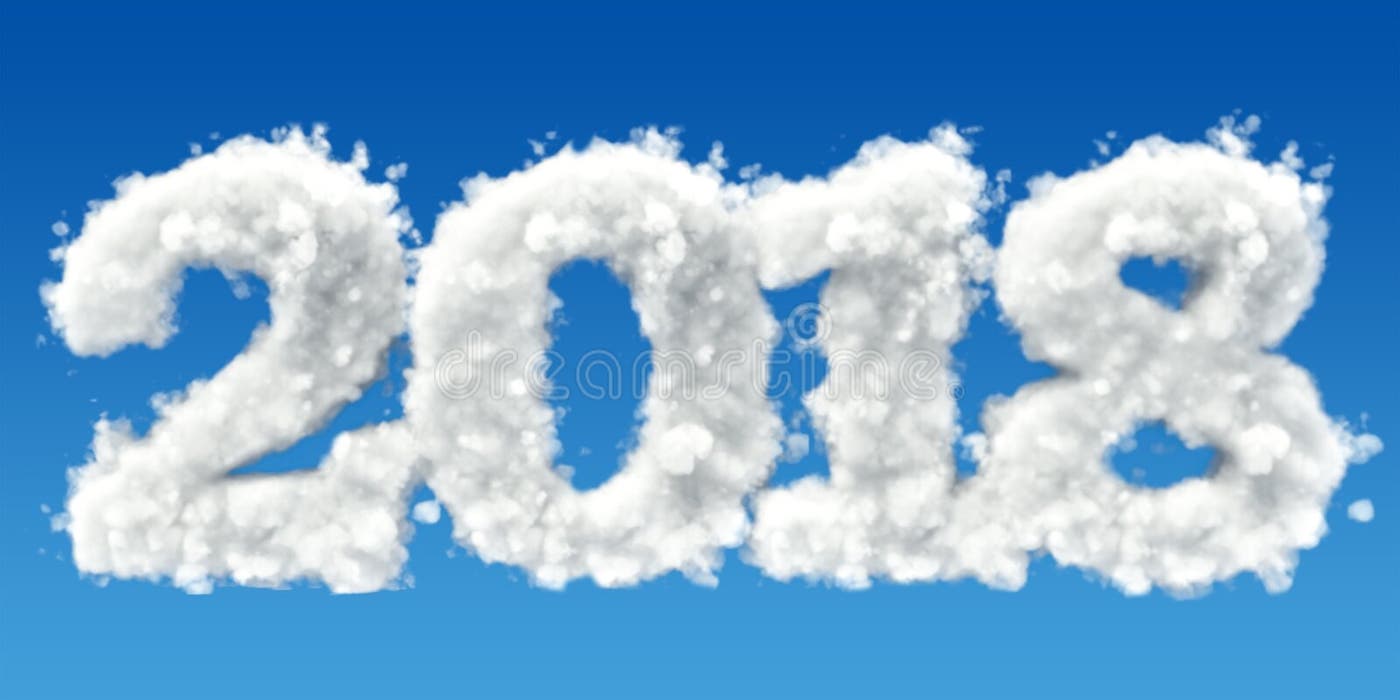 Clouds Shape Numbers Stock Illustrations – 229 Clouds Shape Numbers ...