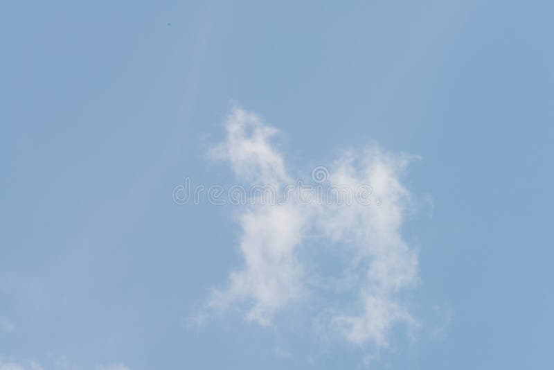 Clouds in the Sky that Look Like Faces Pareidolia Stock Photo - Image ...