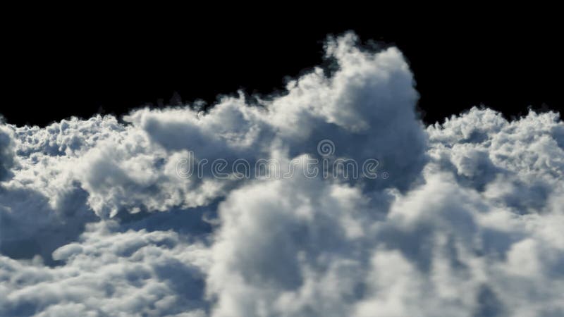 Flying Above the Cinematic Clouds Background Loop with Alpha Stock Video - Video of freedom ...