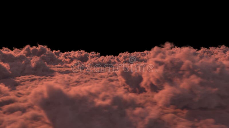 Flying Above the Cinematic Golden Sunset Clouds 02 Stock Footage - Video of cinematic, clouds ...