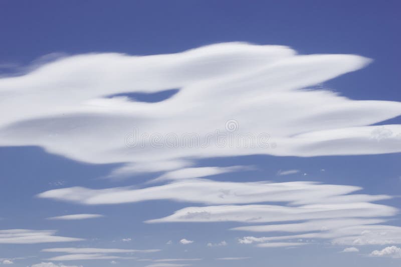 Clouds in the Sky, Specific Strange Cloud Shapes and Formations Stock ...