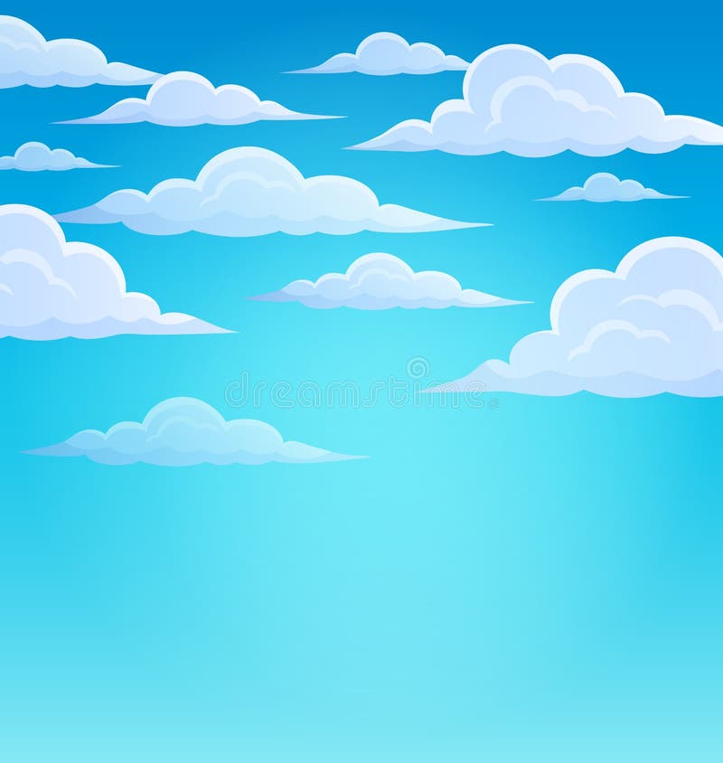 Clouds on sky theme 1 stock vector. Illustration of eps10 - 53065315