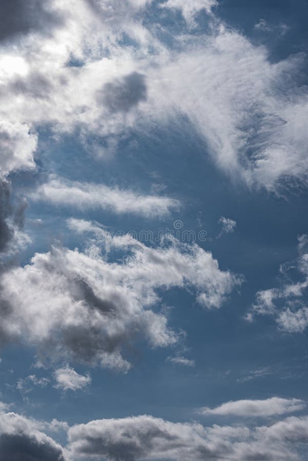 Spectacular Clouds in the Sky Stock Image - Image of heaven, color ...