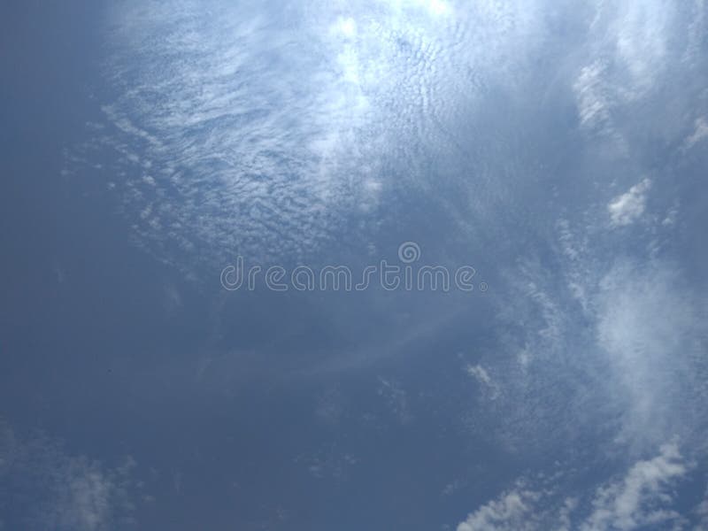 Clouds Spreading on Bright Sky in Sunny Day Stock Image - Image of ...