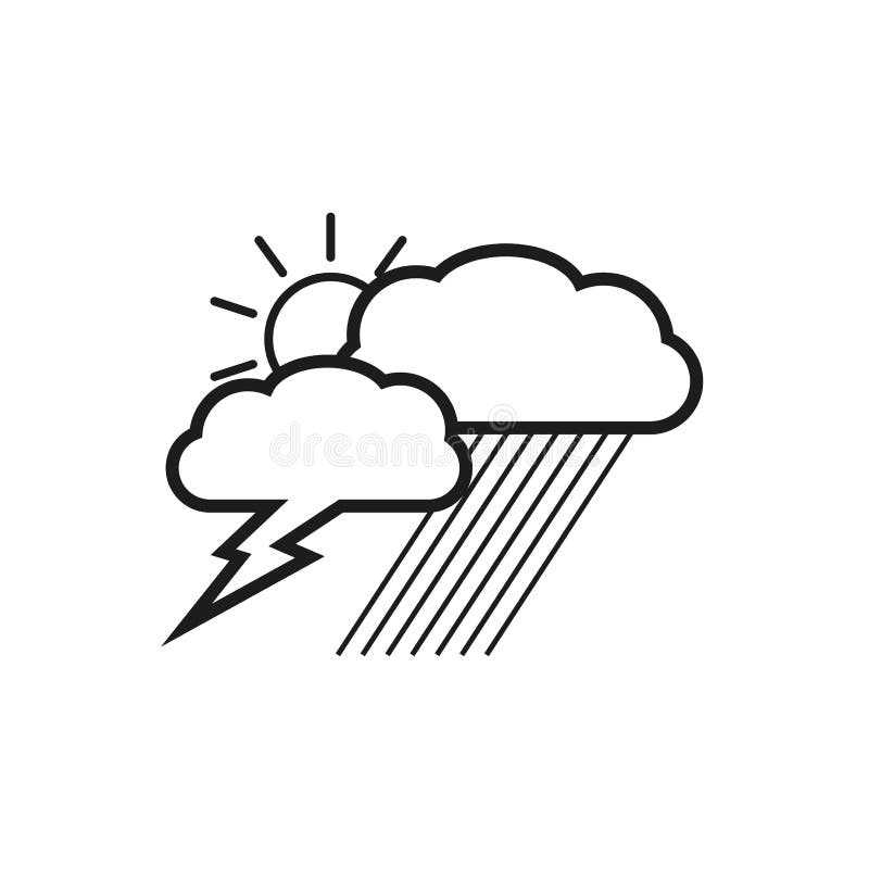 Universal Weather Icons B stock vector. Illustration of interface ...