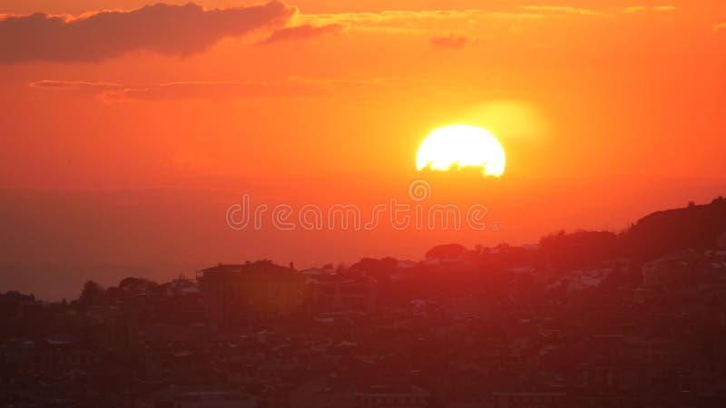 Clouds and Sun Rising Sky in Istanbul Stock Video - Video of hope, dawn ...