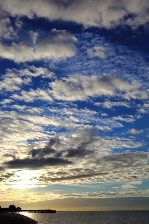 Clouds at Sunrise stock photo. Image of sunrise, contrast - 59488220