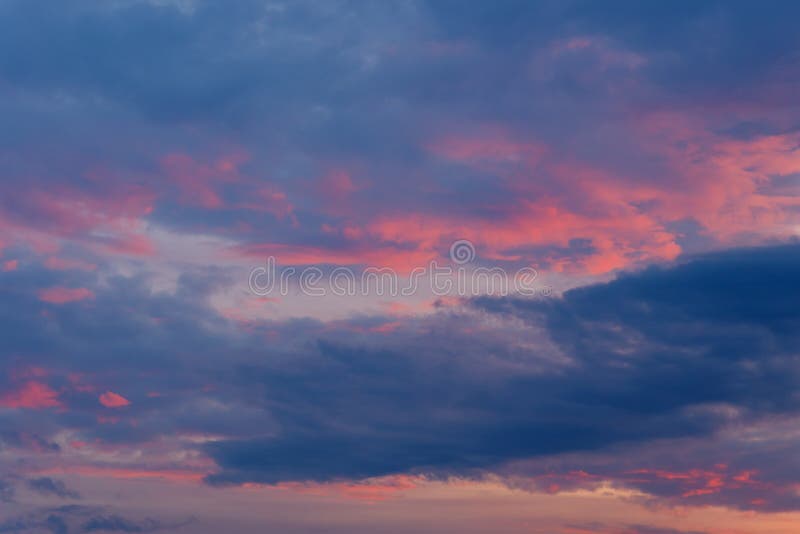 Clouds at Sunset Background Texture Stock Photo - Image of beautiful ...
