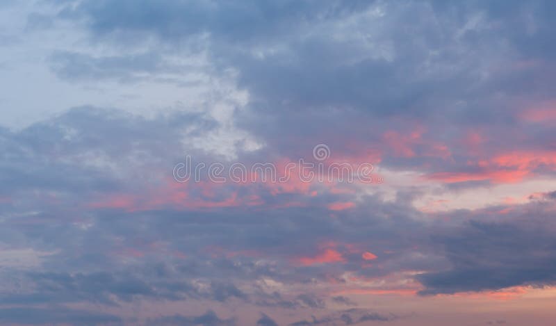 Clouds at Sunset Background Texture Stock Photo - Image of pink ...