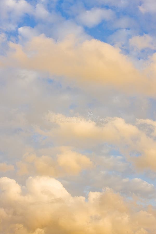 Clouds during sunset stock photo. Image of abundance - 208392072