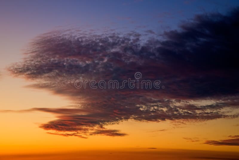 Clouds at sunset stock photo. Image of wallpaper, color - 183670832