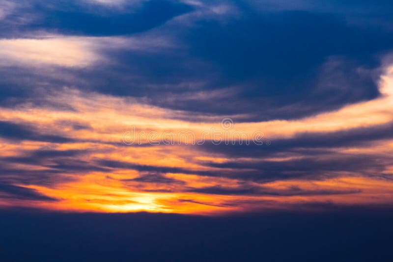 Clouds and sunset stock photo. Image of view, beautiful - 94167058