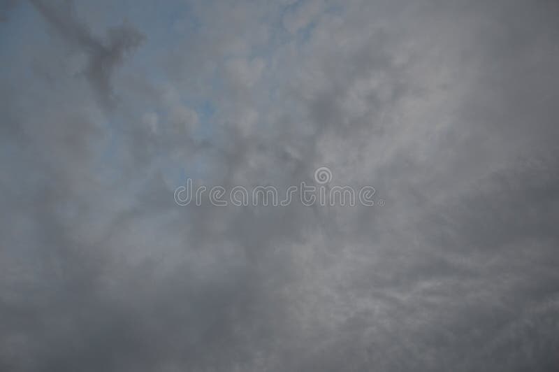 Clouds at Sunset before Thunder and Rain Stock Image - Image of ...