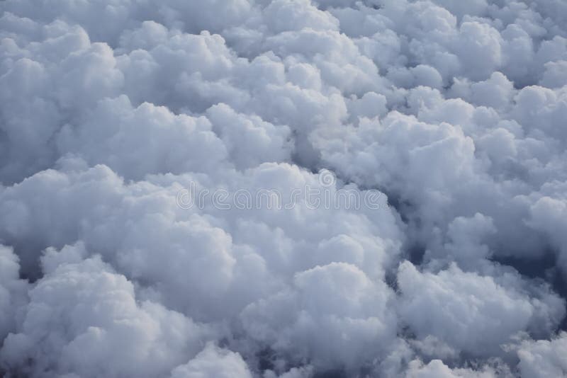 Clouds at Sunset Top View, Background Stock Image - Image of high ...