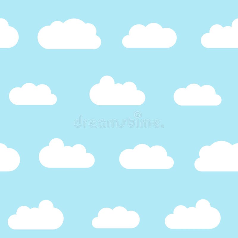 Seamless Clouds Texture stock vector. Illustration of clouds - 72581914 Seamless Clouds Texture stock vector. Illustration of clouds - 72581914