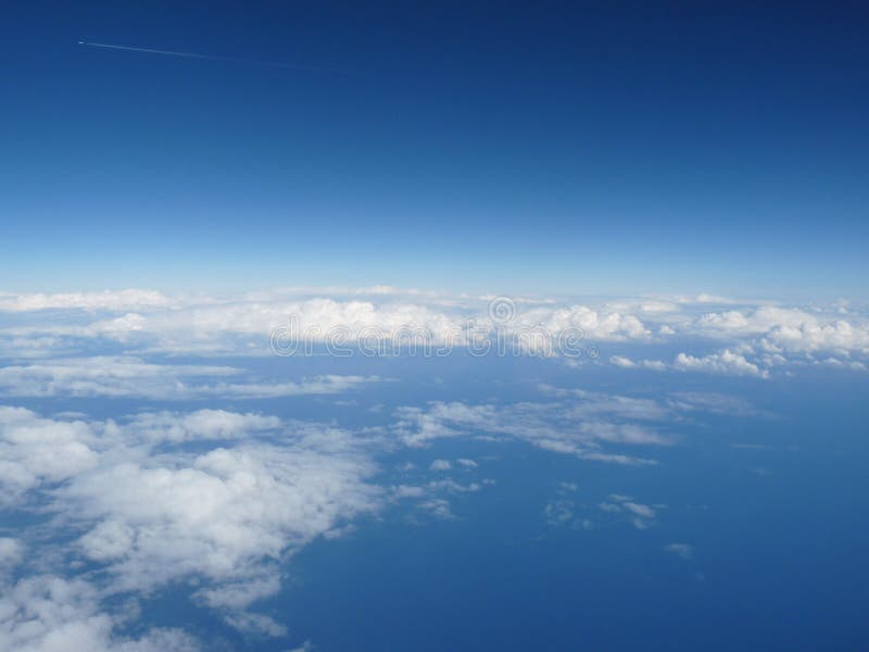Clouds upper view stock image. Image of rain, fluffy, hemisphere - 8345387