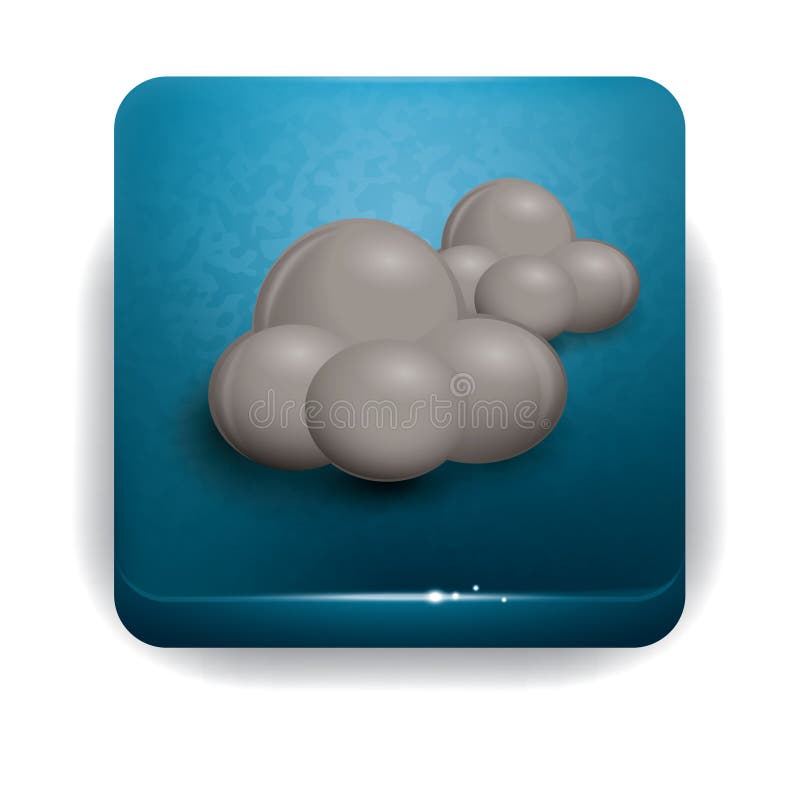 Clouds. Vector Illustration Decorative Design Stock Illustration ...