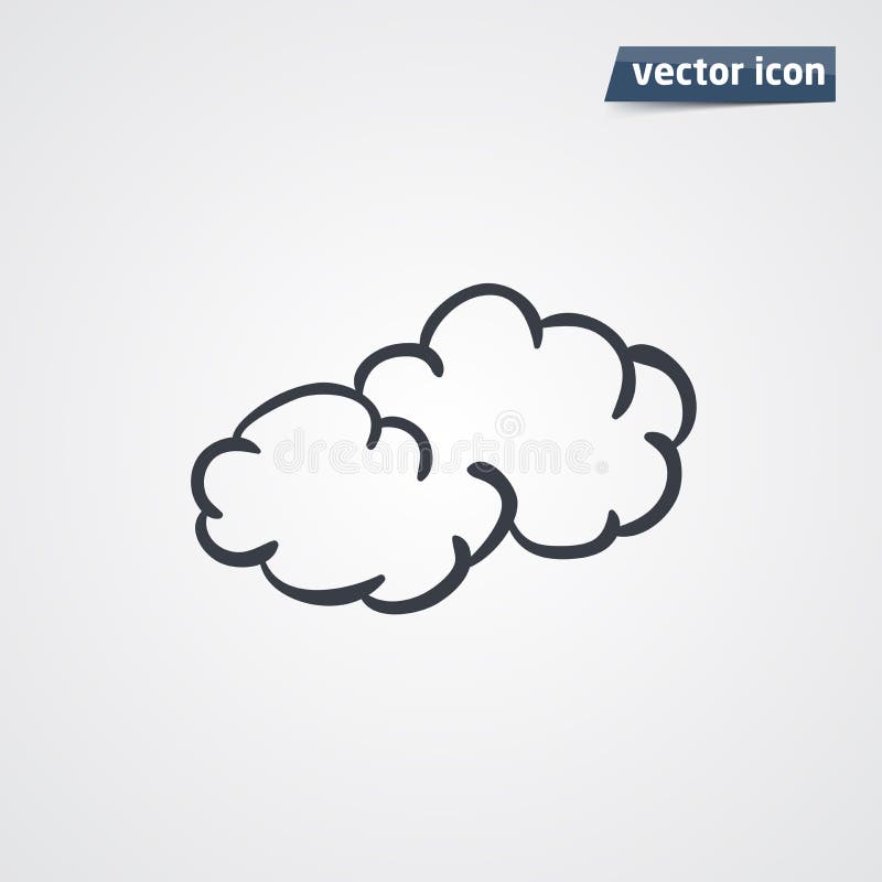 Clouds vector illustration stock vector. Illustration of collection ...