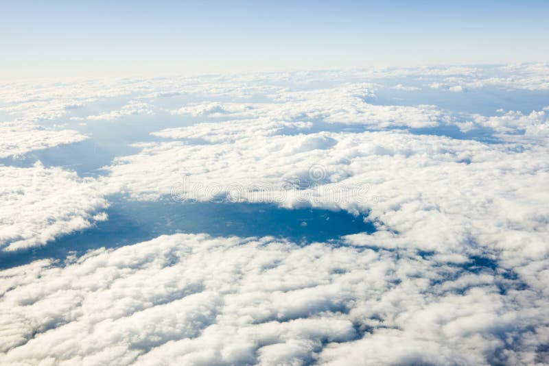 Clouds - view from plane stock image. Image of clouds - 239339765