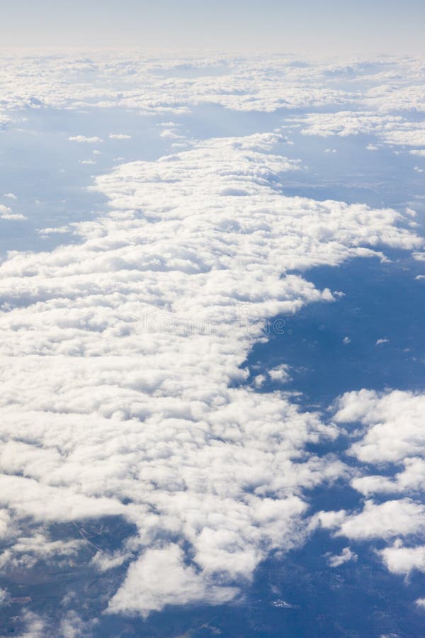 Clouds - view from plane stock image. Image of outdoors - 239339775