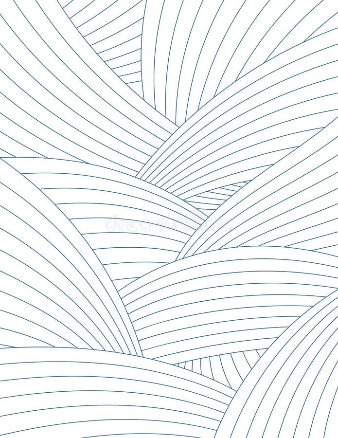 Clouds, Waves, Curved Lines Abstract Background Stock Vector ...