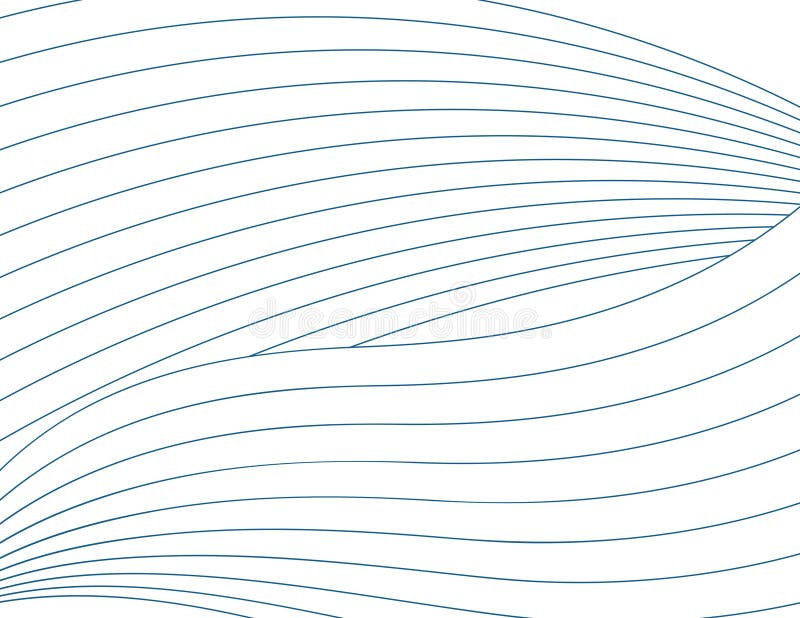 Clouds, Waves, Curved Lines Abstract Background Stock Vector ...