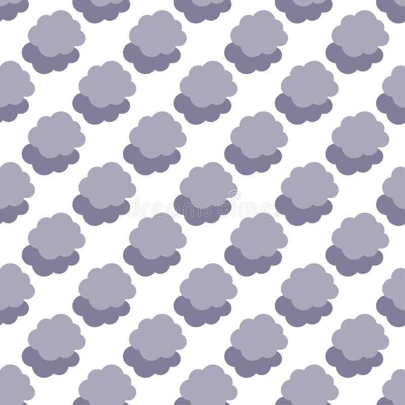 Clouds Weather Seamless Pattern Background Stock Vector - Illustration ...