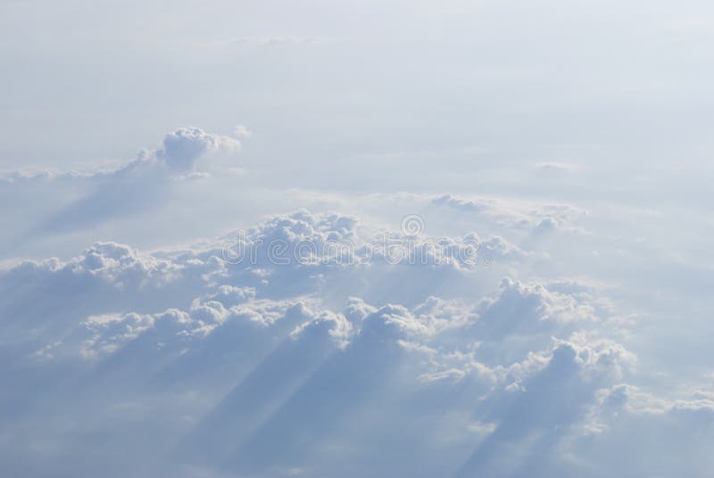 Cloudscape from above stock image. Image of gray, cloud - 6863521