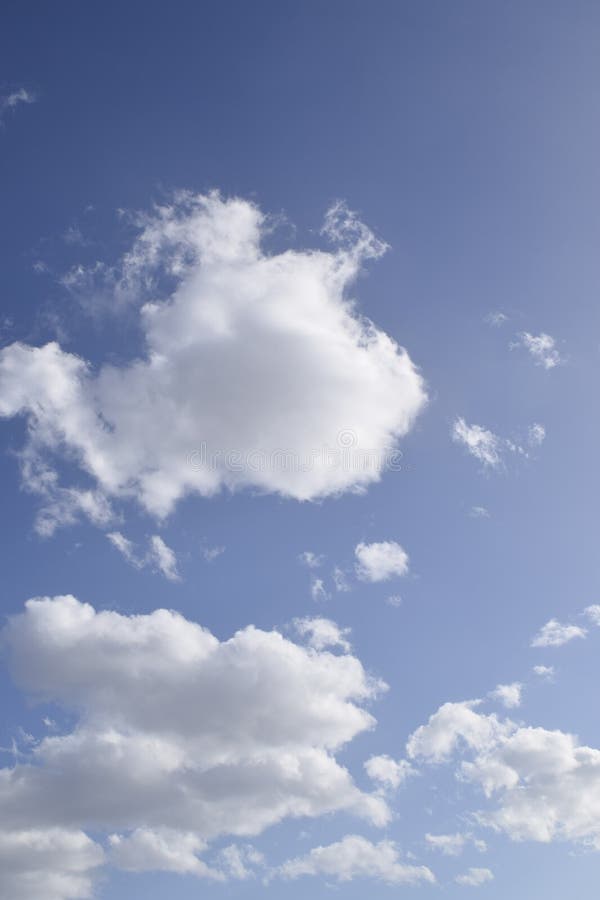 Cloudscape Background. Fluffy Cloud in the Sky Background Stock Image ...