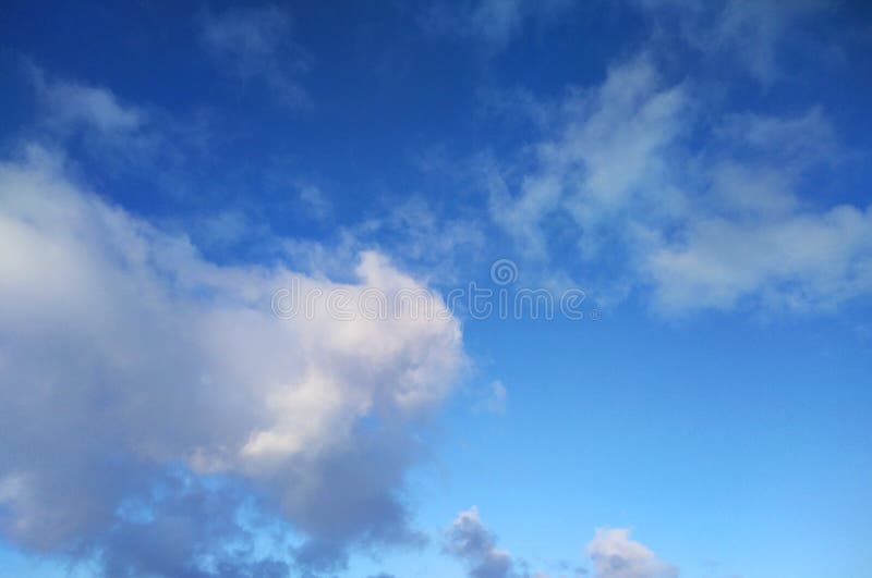 Cloudscape with Blue Sky, Abstract Atmosphere Background Stock Photo ...