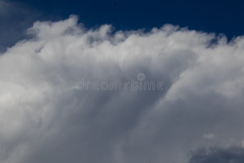 Cloudscape - Blue Sky and Shapes in the Clouds Stock Photo - Image of ...
