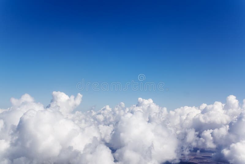 Cloudscape - Blue Sky and Shapes in the Clouds Stock Image - Image of ...