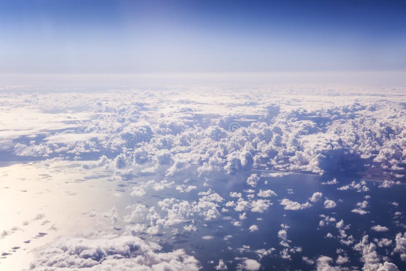 Cloudscape - Blue Sky and Shapes in the Clouds Stock Image - Image of ...