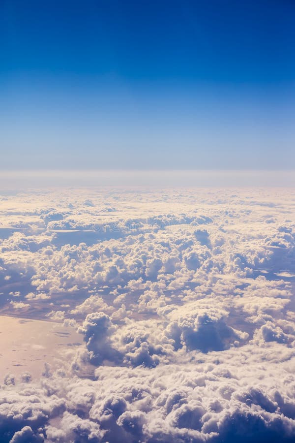 Cloudscape - Blue Sky and Shapes in the Clouds Stock Image - Image of ...