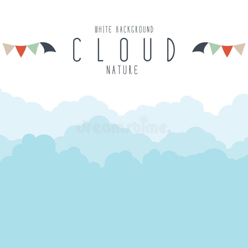 Cloudscape or Fog. stock vector. Illustration of heaven - 51057603