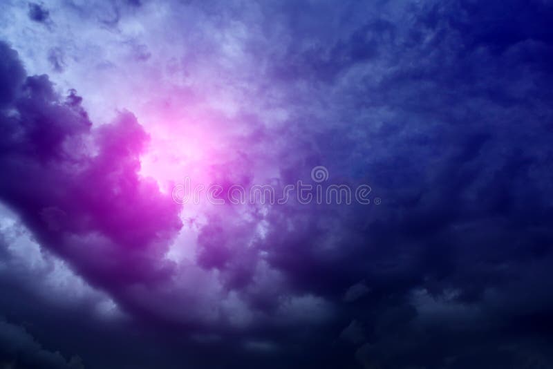 Cloudscape with a Light stock image. Image of gleam - 267755037