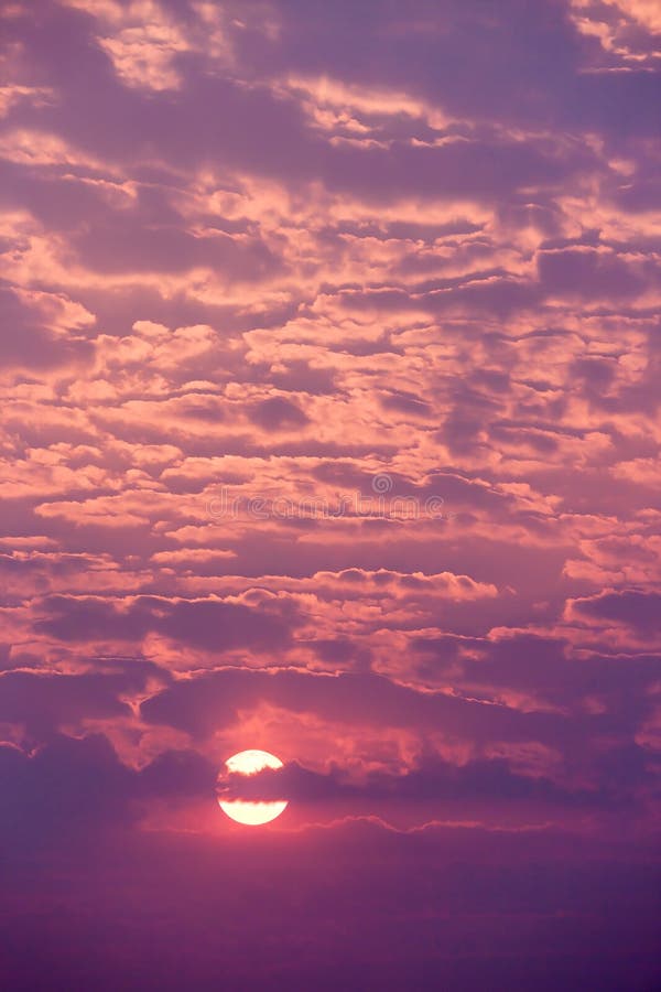 Cloudscape sunset stock image. Image of feathered, clouds - 55867577