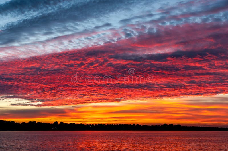 Cloudscape at sunset stock photo. Image of dutch, intense - 35231826